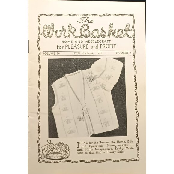 The WorkBasket | Office | Vintage November 948 The Workbasket Magazine ...